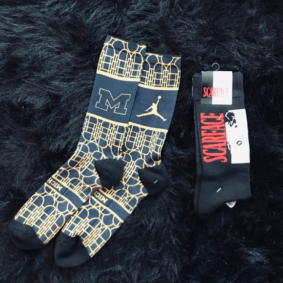 Jordan | Underwear & Socks | Jordan Michigantony Montana Scarface Socks ...